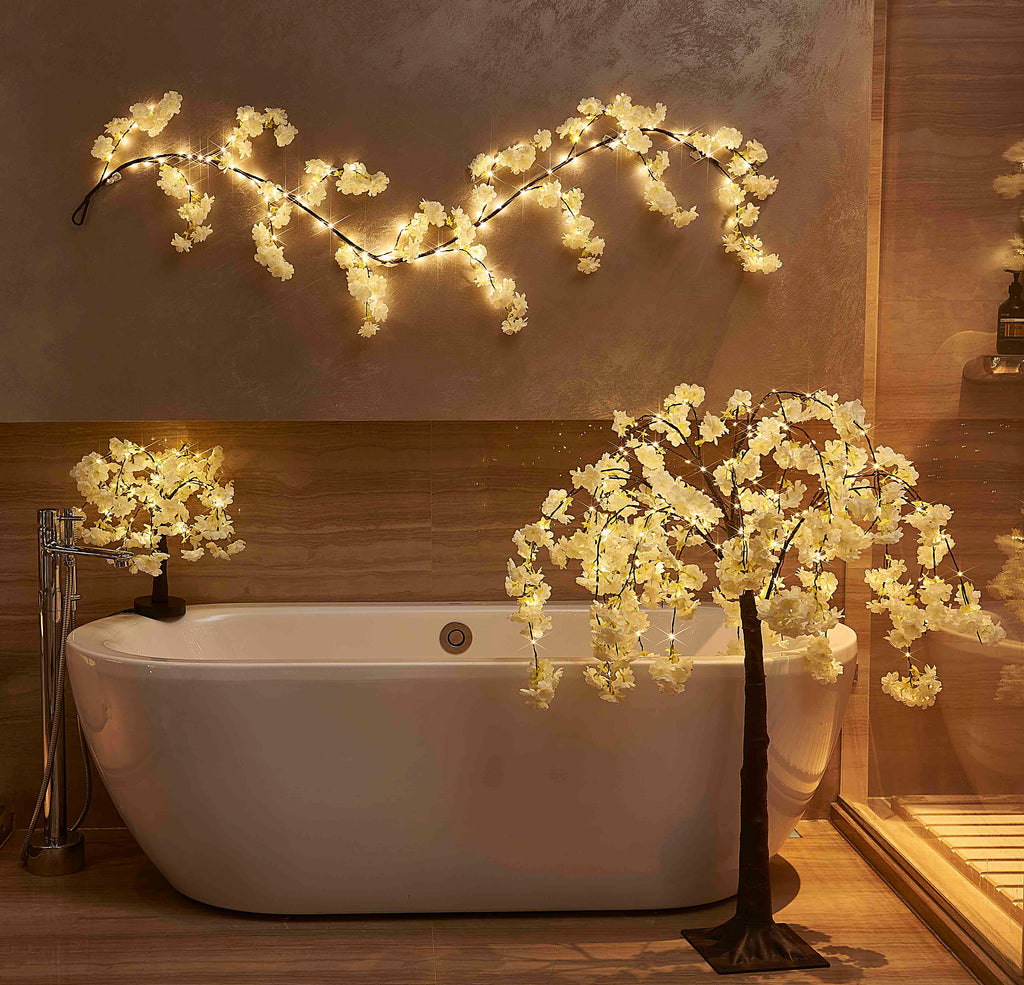 Lighted Cherry Blossom Tree 4FT 160L Plug in for Spring Home Decor – HAIRUI