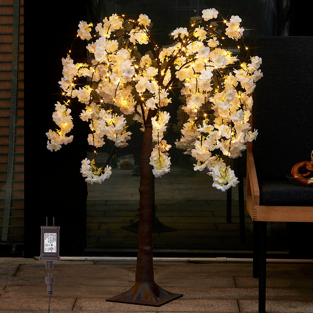 Lighted Cherry Blossom Tree 4FT 160L Plug in for Spring Home Decor – HAIRUI